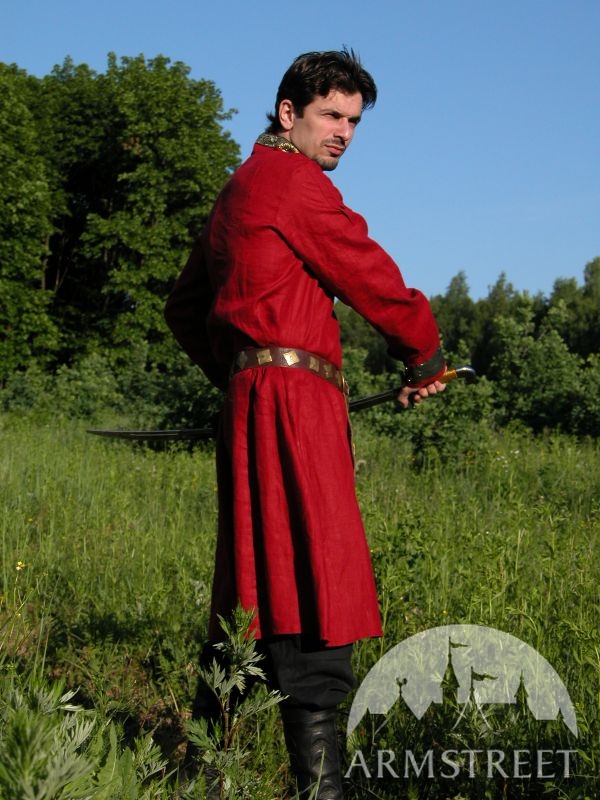 Costume de tunique et surcot. Disponible en : lin vert, lin bleu, lin ...